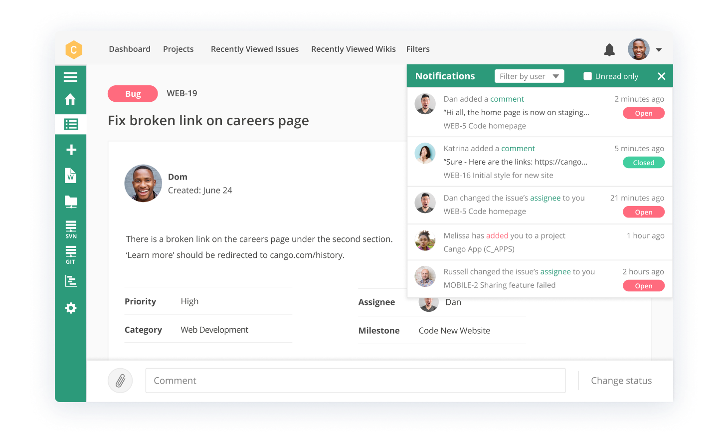 Redmine Alternative | Backlog Redmine Alternative | Backlog