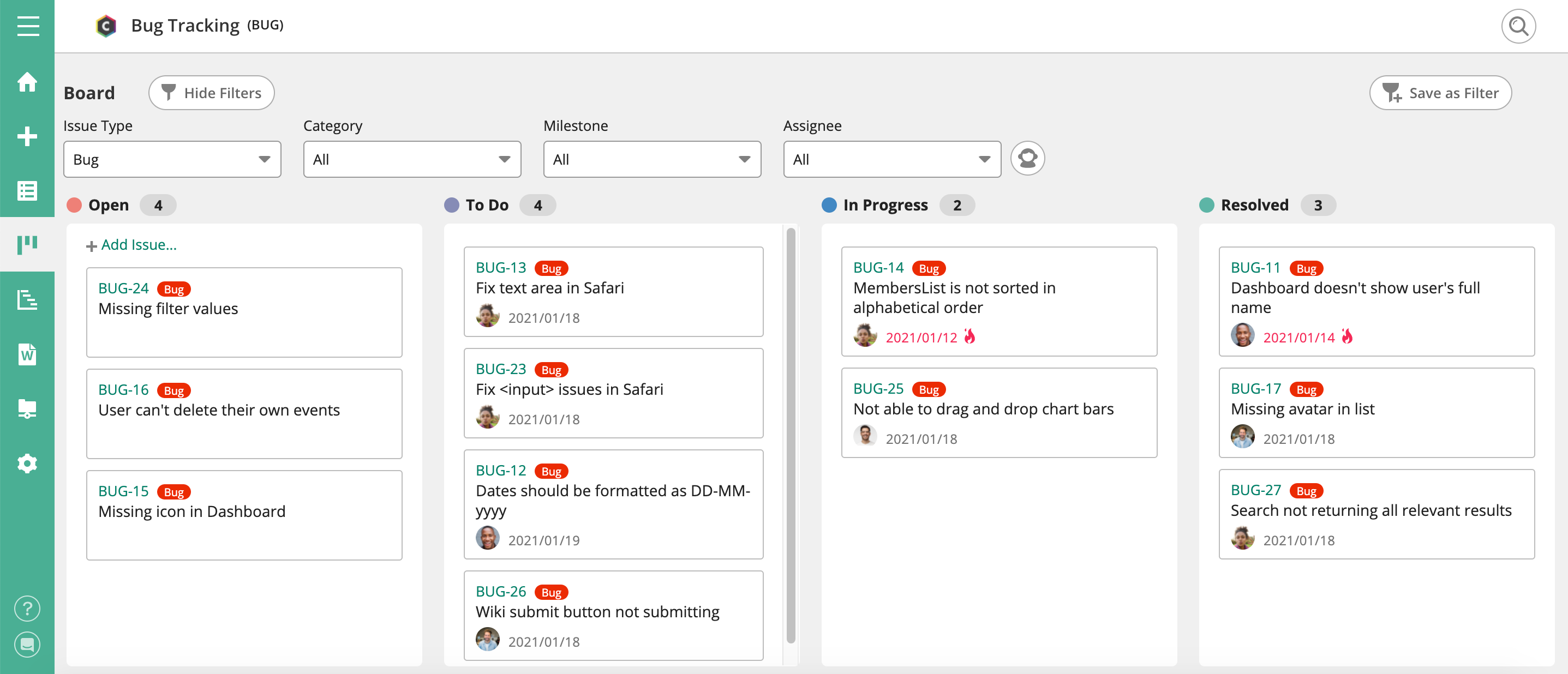 Development | Backlog
