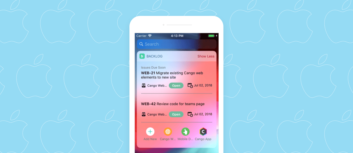 Backlog iOS リリース : アプリからのサインアップが可能に。ウィジェット機能の提供も開始しました！ | Backlogブログ