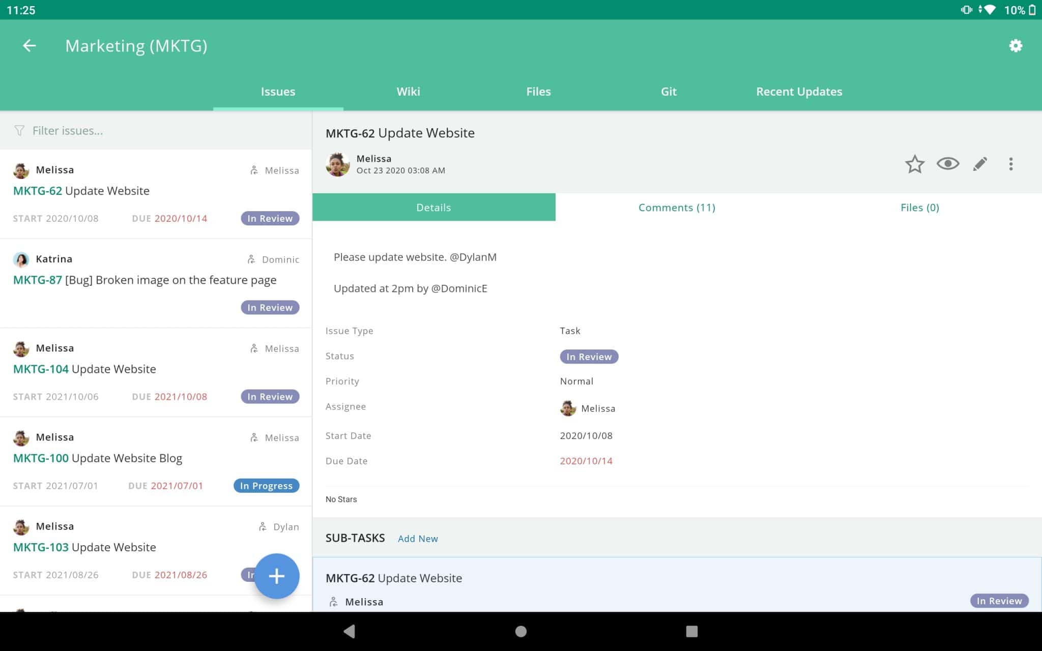Android版Backlogがタブレット表示と横向き表示に対応！得られる情報量が増えました | Backlogブログ