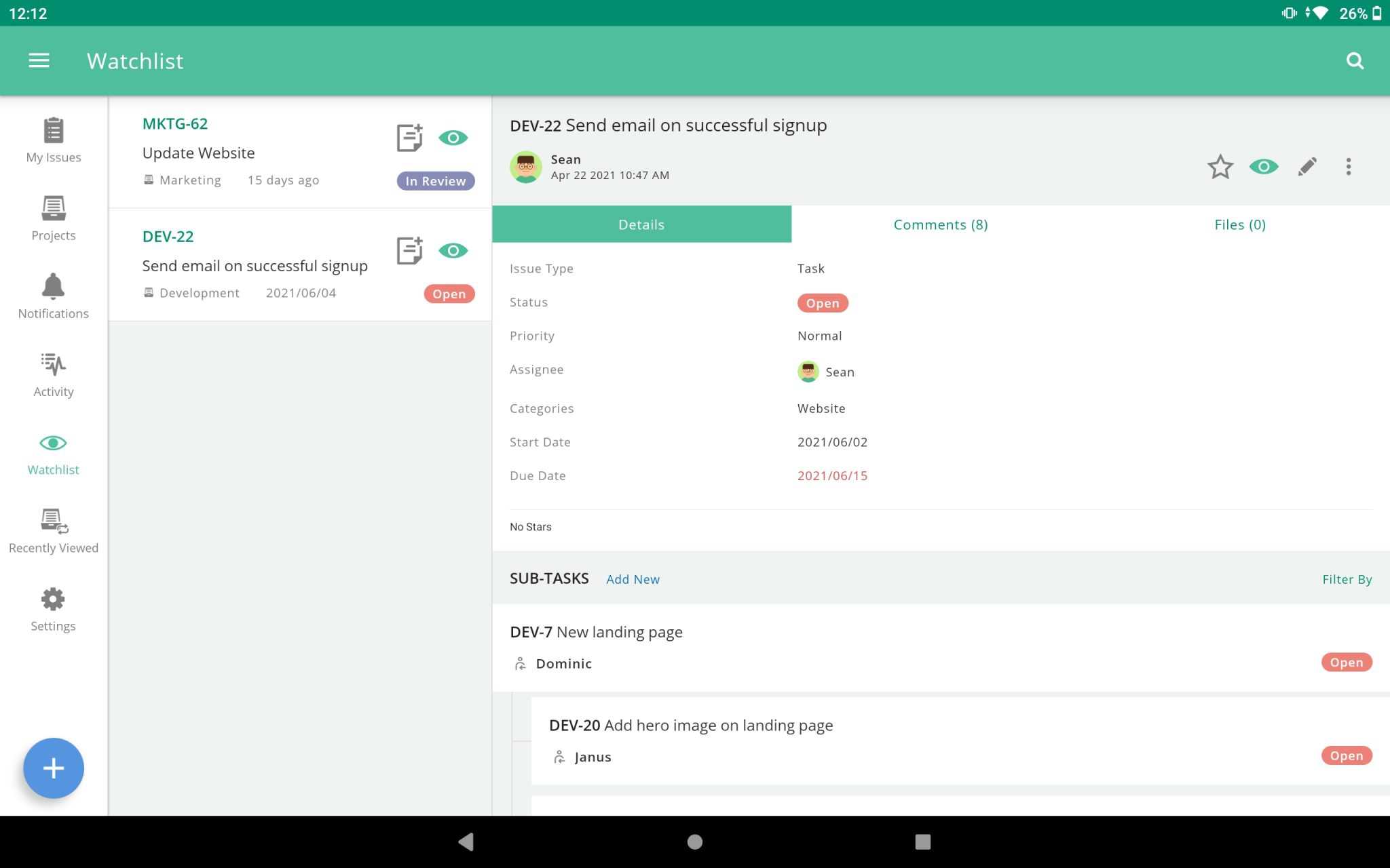 Android版Backlogがタブレット表示と横向き表示に対応！得られる情報量が増えました | Backlogブログ